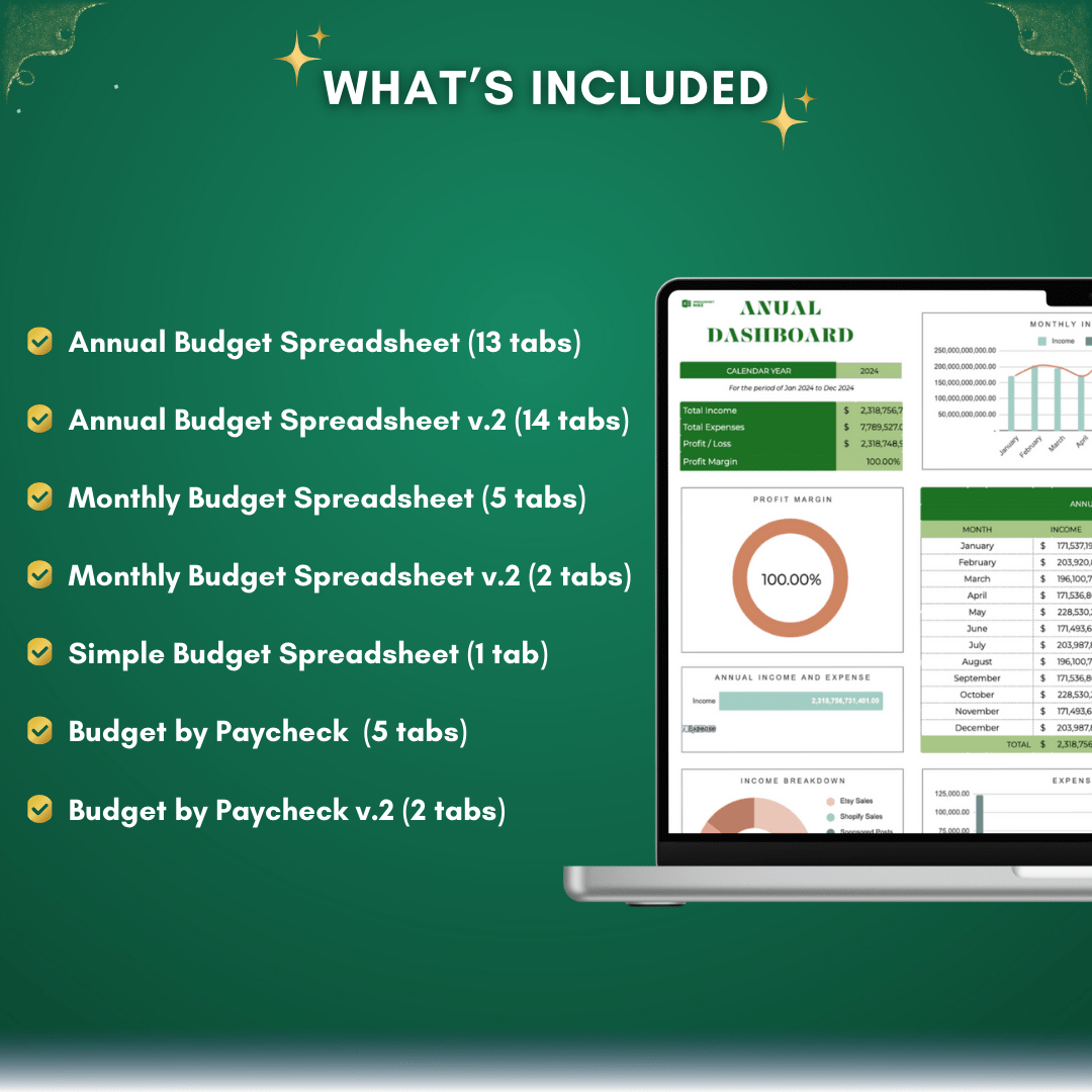 The Complete Financial Planner Kit – Spread Sheet Max