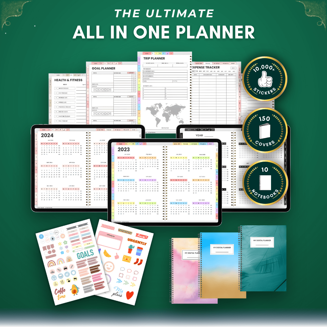 The Ultimate All in One Planner – Spread Sheet Max